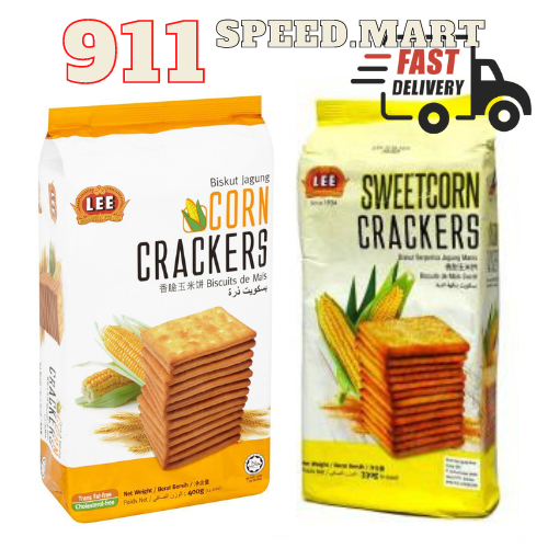 [911] Lee Biscuit Corn Crackers 330gm | Shopee Malaysia