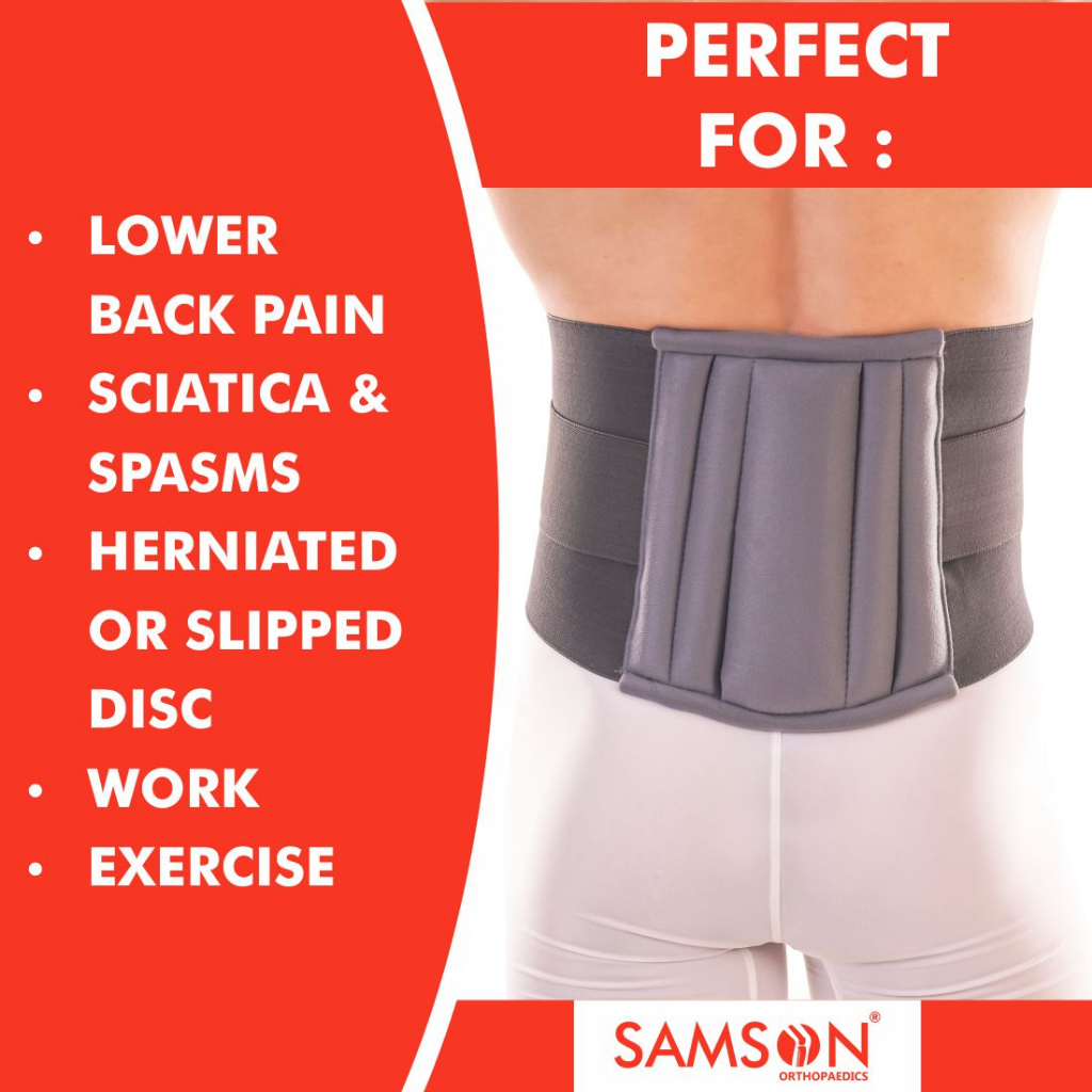 SAMSON LUMBO SACRAL BELT(DOUBLE SUPPORT) | Shopee Malaysia