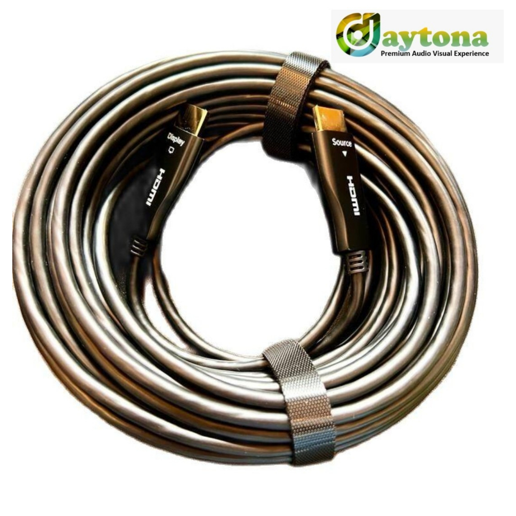 Daytona brand Fiber HDMI Cable 4K@2160 (10m/15m/20m/25m/30m/40m/50m/75m/100m) | Shopee Malaysia