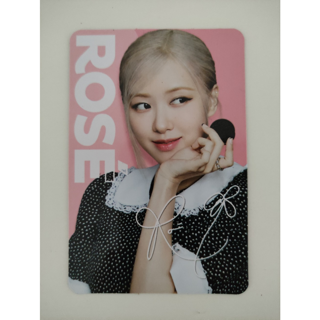 OREO x BLACKPINK photocards ORIGINAL OFFICIAL cards | Shopee Malaysia
