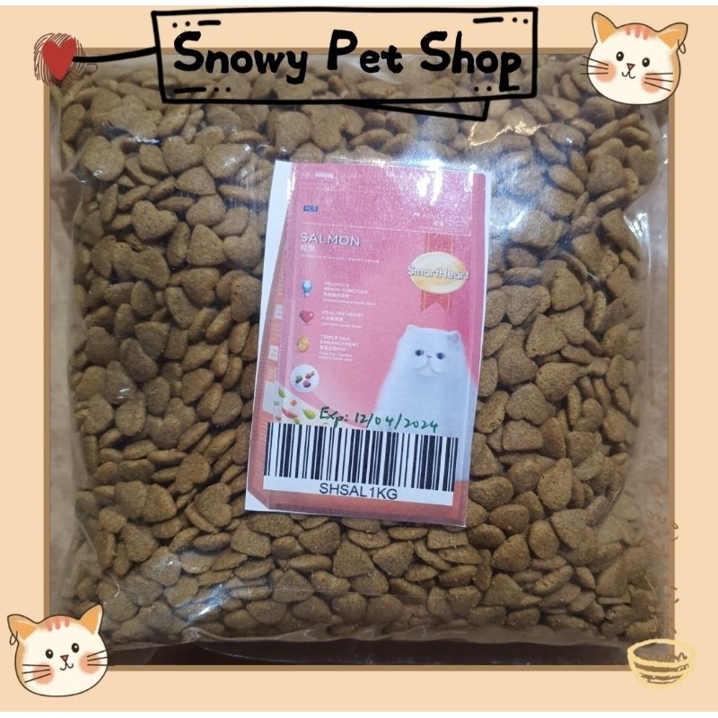 Smartheart Cat Dry Food Smart HeartCat Kibbles Makanan Kucing 1kg ...