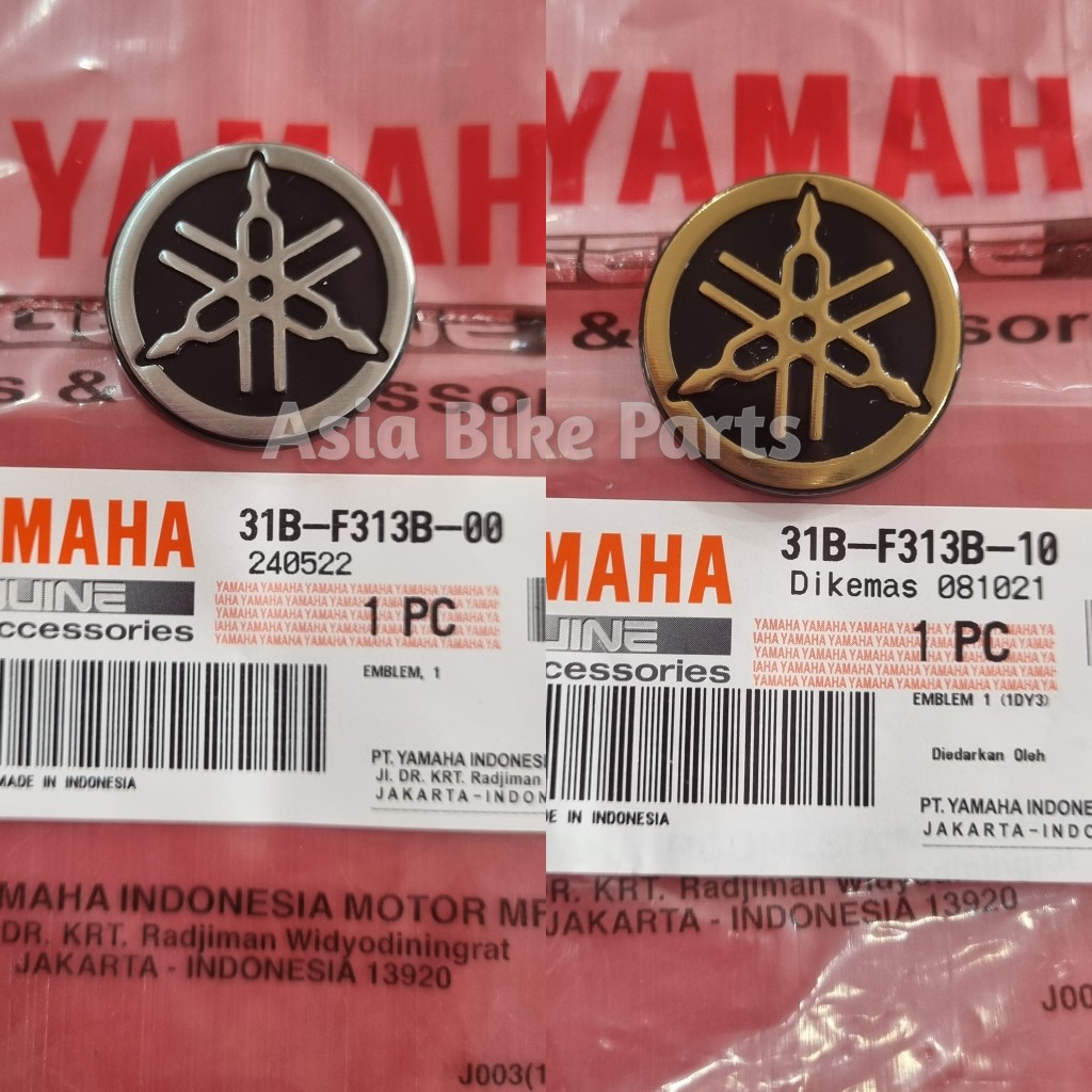 Yamaha Original Lagenda FI / Ego Avantiz Emblem / Logo Dada Chrome ...