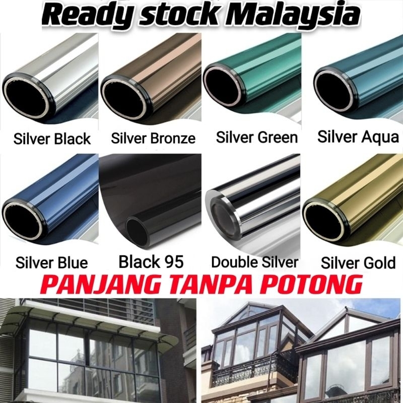 🇲🇾 Tinted rumah / Window Film / tinted / Reflective Film / Mirror Film ...