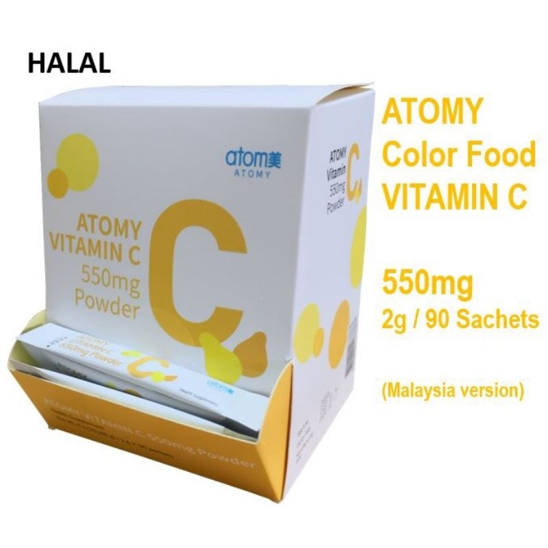 [[READY STOCK]] Atomy Vitamin C 550mg Powder 2g per sachet 90 sachet ...