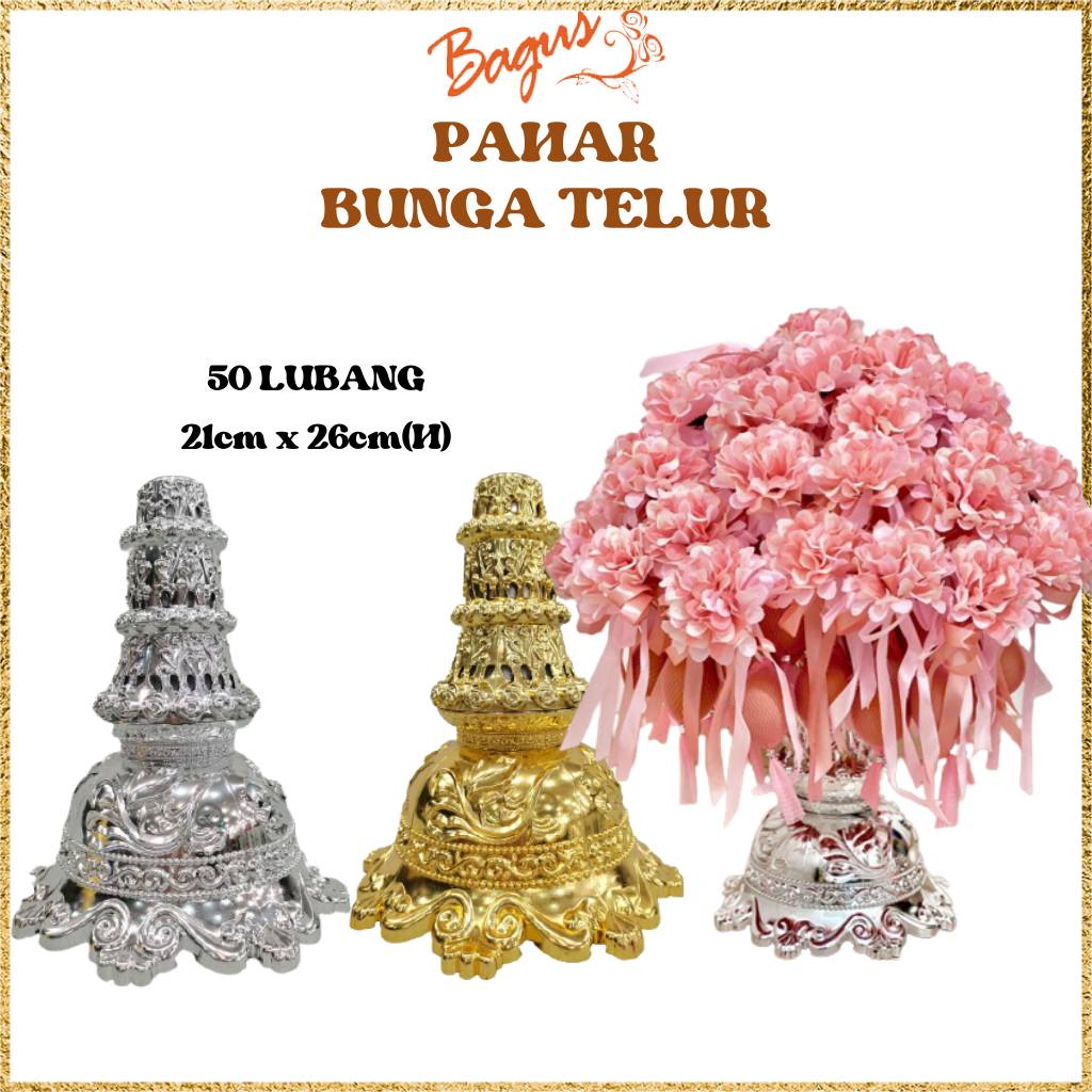 KAKI PAHAR BUNGA TELUR PLASTIC (50 LUBANG) | Shopee Malaysia
