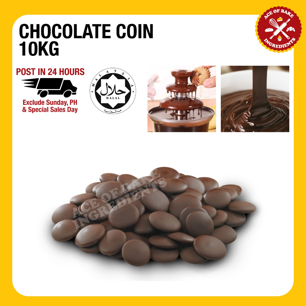 DARK CHOCOLATE COIN 10KG | Shopee Malaysia