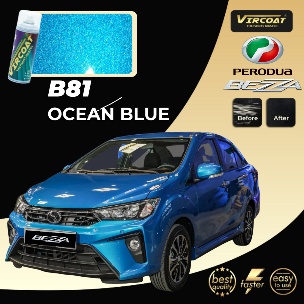 [Perodua Bezza] Touch Up Paint VIRCOAT Aerosol Spray Ideal Original ...