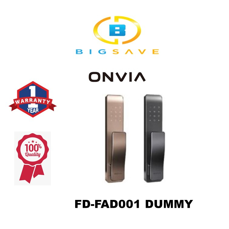 ONVIA FD-FAD001 DUMMY FINGERPRINT LOCK (FULL AUTO) | Shopee Malaysia