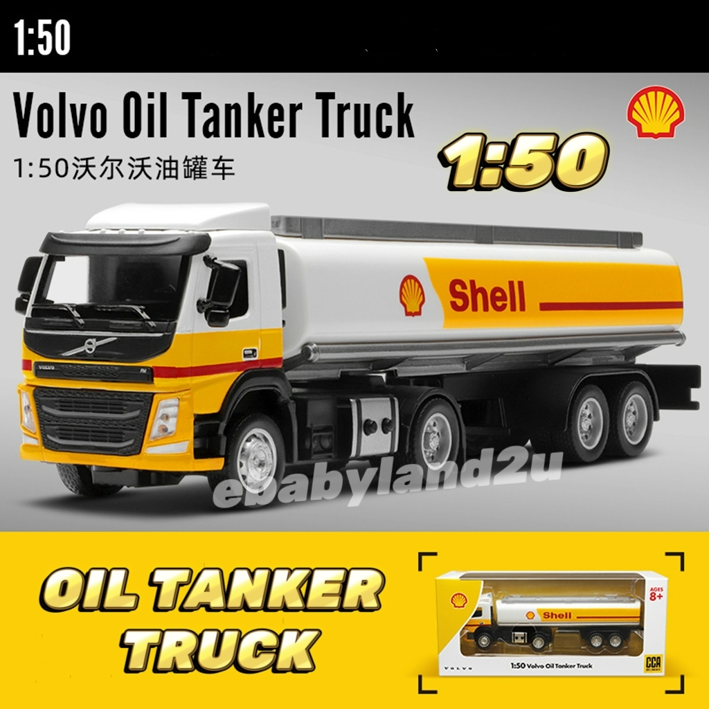 Die Cast 1:50 Shell Oil Tanker With Light And Sound Diecast Vehicle ...