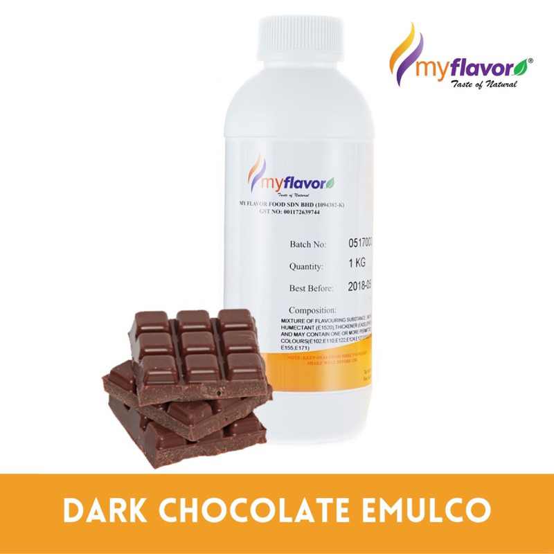 (1KG) DARK CHOCOLATE EMULCO - FOOD FLAVOUR | Shopee Malaysia