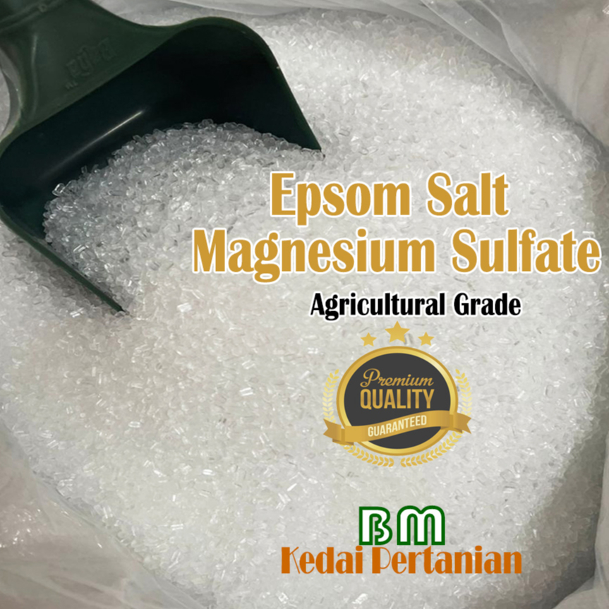 1kg Epsom Salt Organic Fertilizer Baja Organik(Magnesium Sulfate ...
