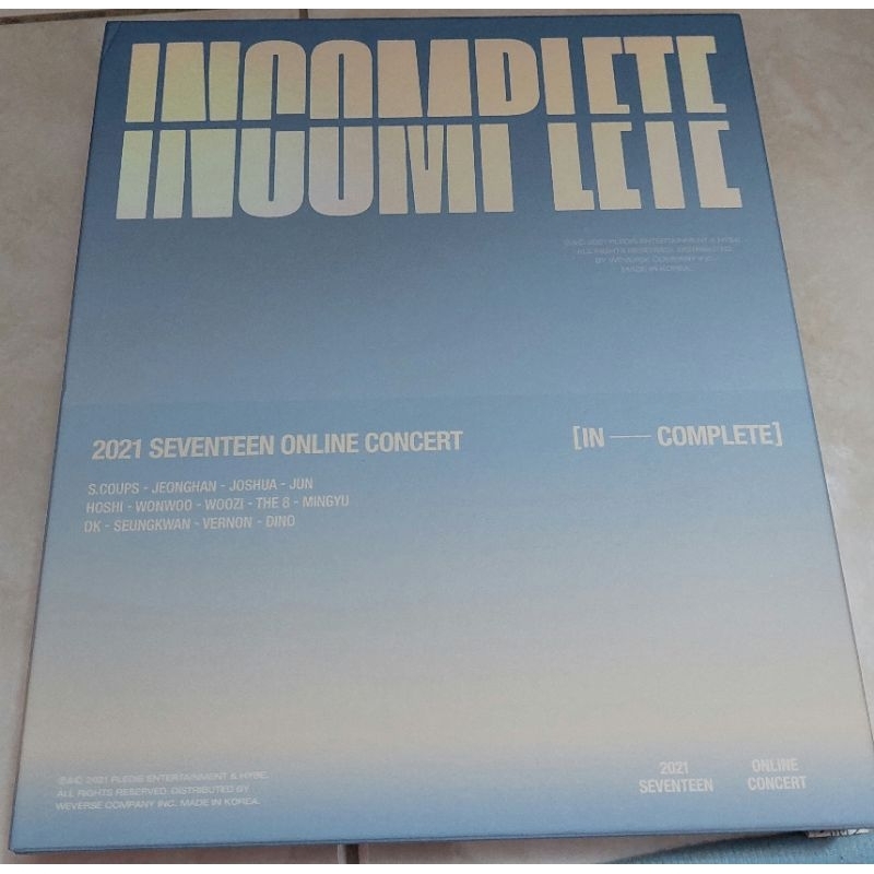 Seventeen Incomplete CD Album | Shopee Malaysia