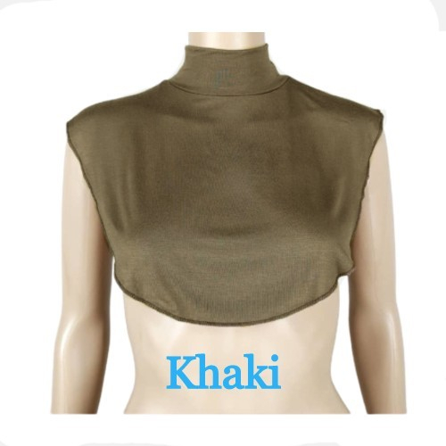 High Neck Inner Leher Dada Bahu Women Turtleneck Half Inner Tutup Leher ...