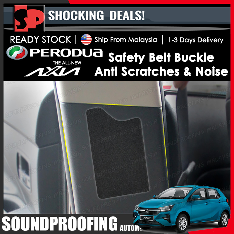 Perodua Axia 2023-2024 Safety Belt Buckle Anti Scratches Anti Noise Pad ...