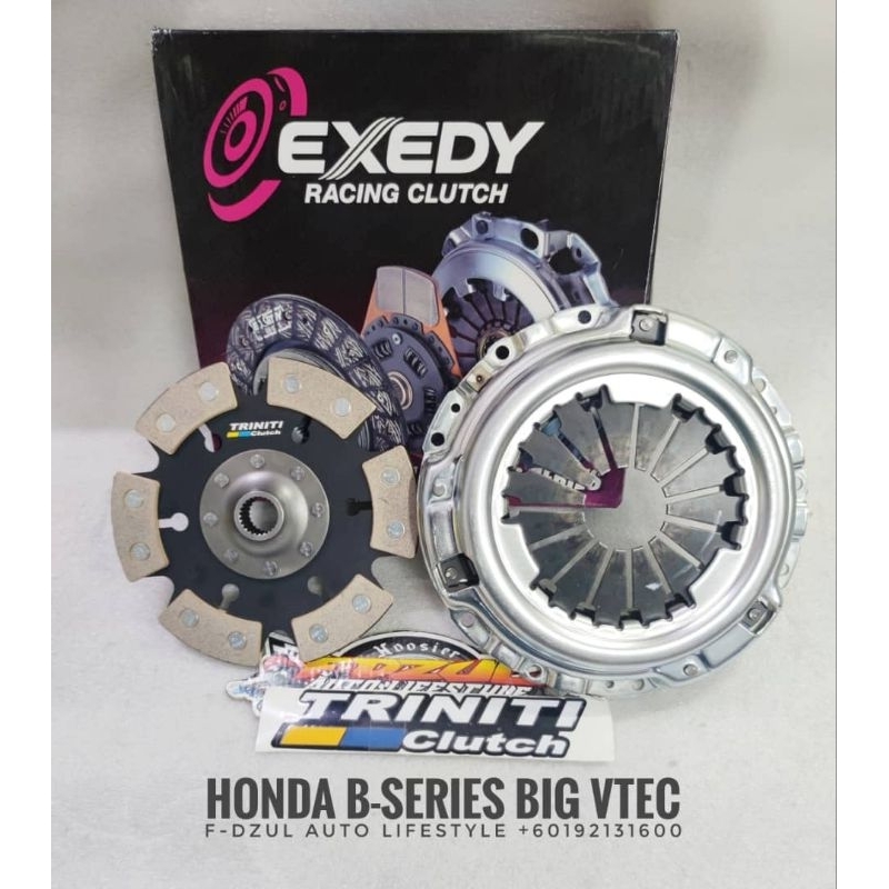 Triniti 6 Puck Racing Clutch Honda B-Series Vtec Besar B16A B20B B18C ...