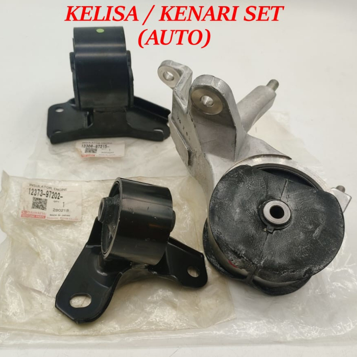 ORIGINAL PERODUA KENARI KELISA ENGINE MOUNTING SET (AUTO / MANUAL ...
