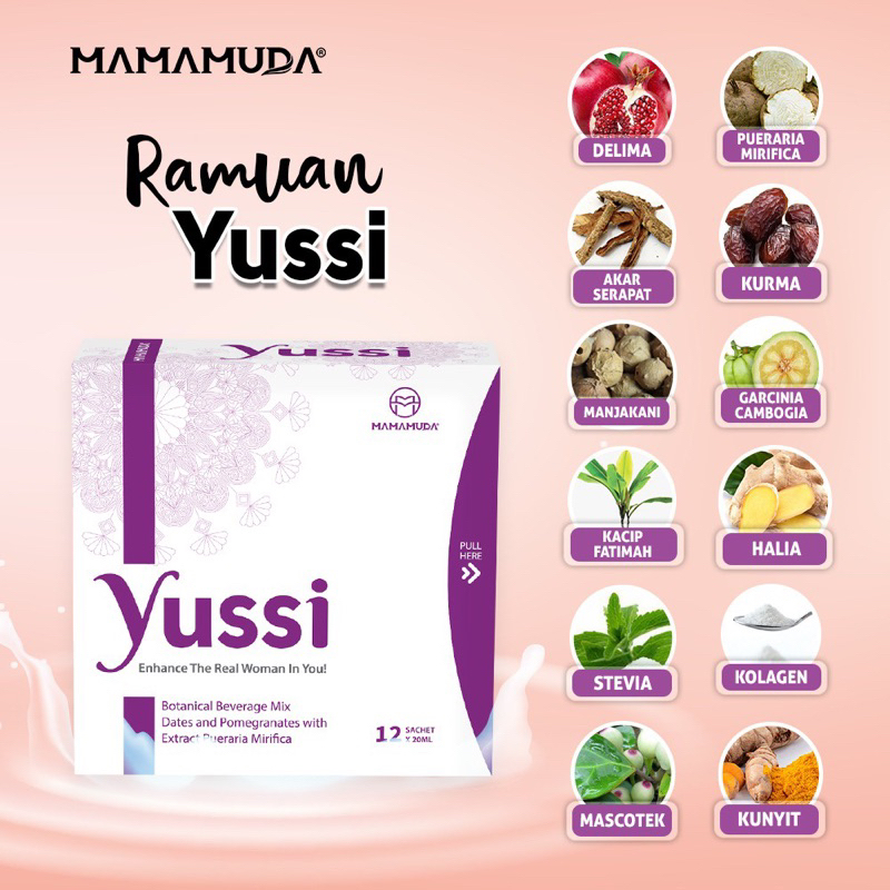 💥💯% ORIGINAL HQ💥 MAMAMUDA YUSSI 12 SACHET X 20ML (KKM Mamamuda ...