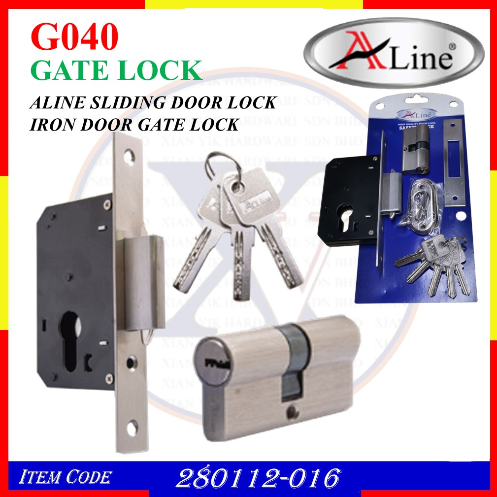 ALINE G040 (280112-016) ALINE SLIDING DOOR LOCK IRON DOOR GATE LOCK ...