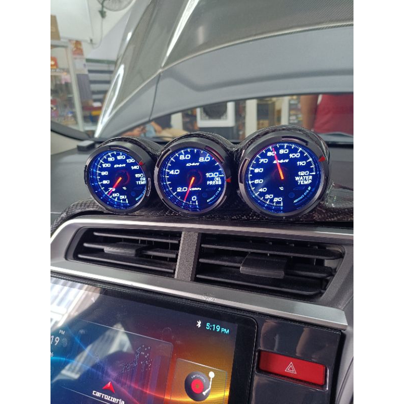 DEFI A1 METER 3/6BERADIK GAUGE METER LCD RGB COLOUR COMPLETE SET THAI ...