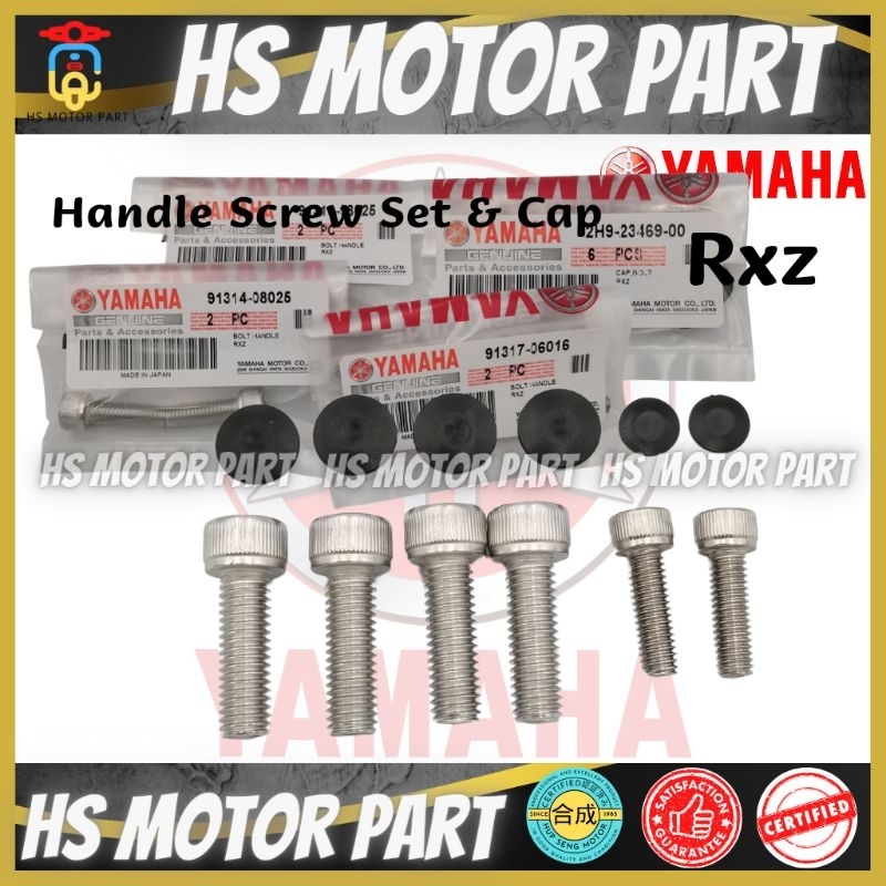 HSMOTORPART Rxz Handle Screw Set & Cap,Rxz elenkey Skru Bolt Handle Set ...