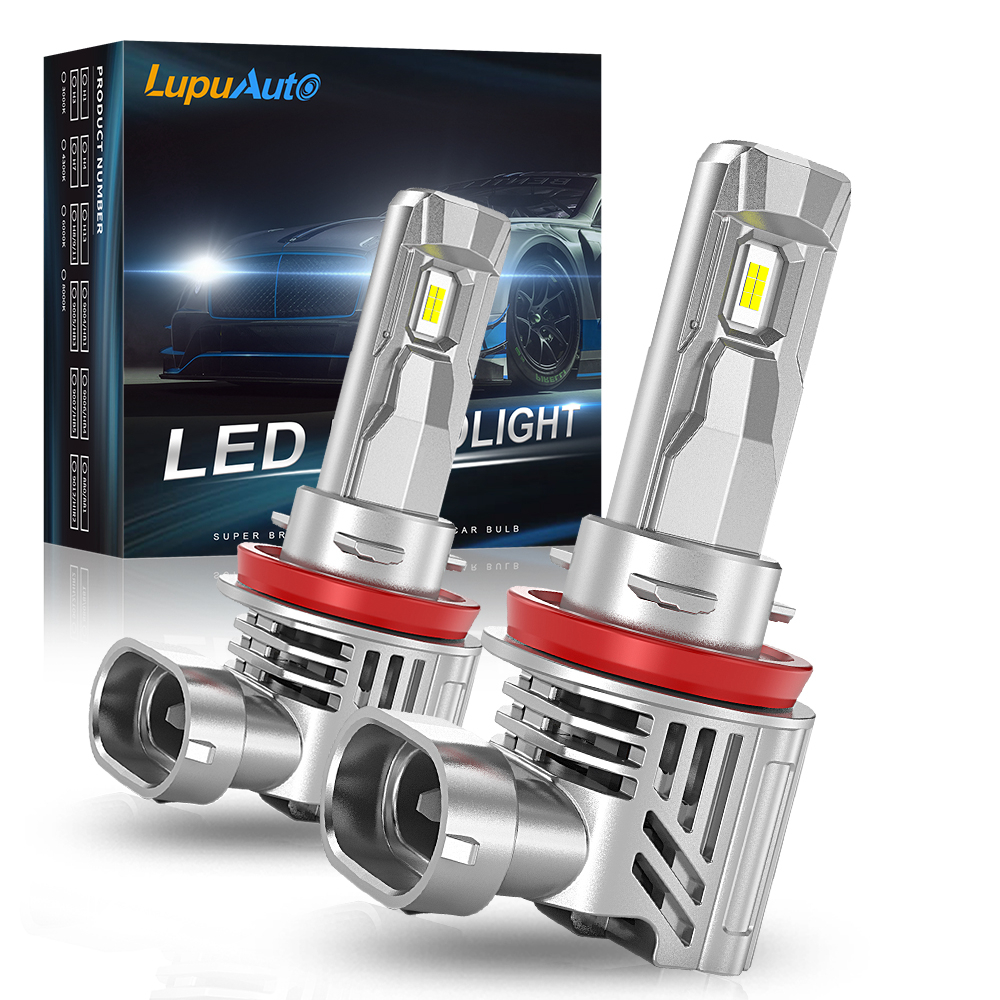 LupuAuto 2Pcs h4 H7 LED Headlight h11 h8 h9 hb3 9005 hb4 9006 Bulb 100W 30000LM 6000K Headlight ...