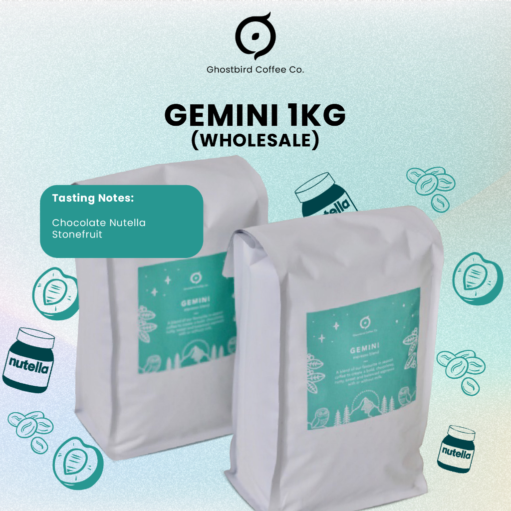 GHOSTBIRD COFFEE 🦉 Espresso Blend - Gemini 1KG (Wholesale) Coffee Bean ...