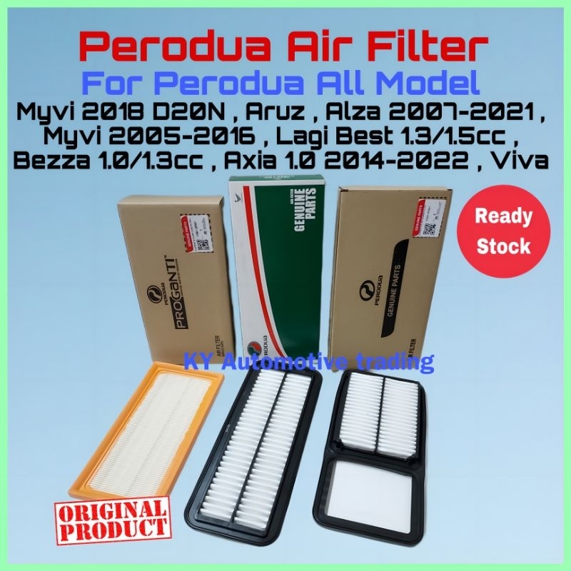 Perodua Engine Air Filter For Bezza Myvi Axia Alza 17801-20R01 63R02 ...