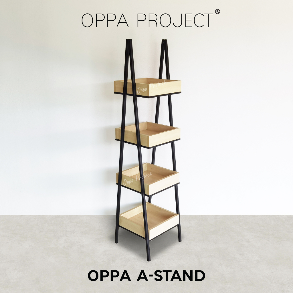OPPA PROJECT A-Stand with 4 Container Promotion Display Stand Oppa Rack ...