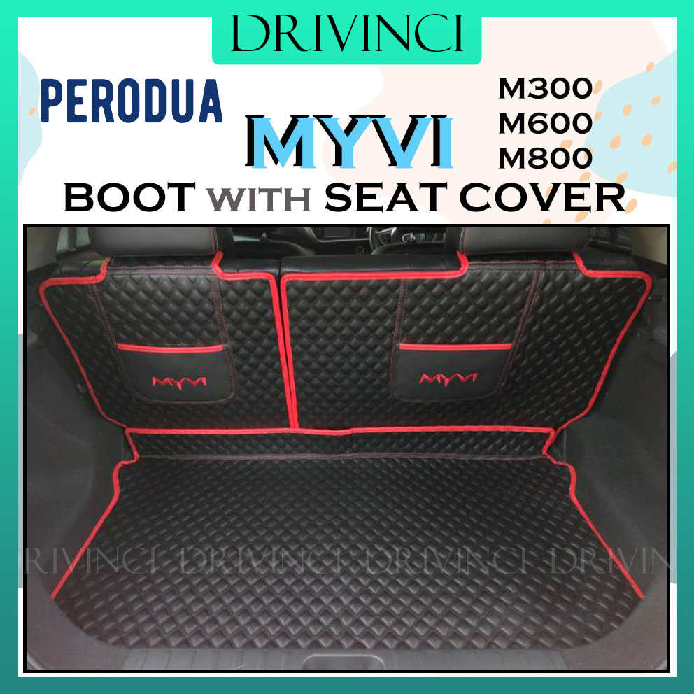 Perodua Myvi Old Icon Lagi Best Facelift Car Boot Liner with Seat Cover ...