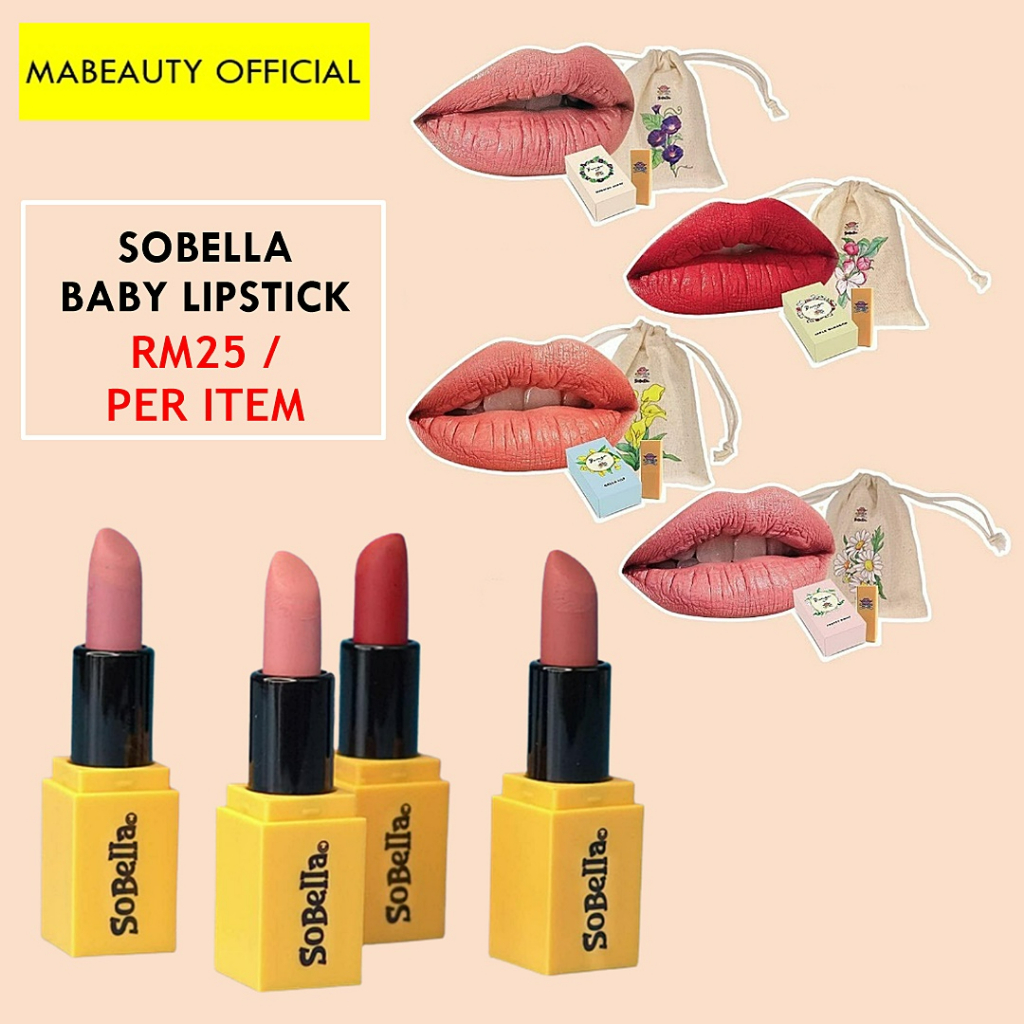 SOBELLA LIPSTICK BUNGA CLEARANCE STOCK EDITION | Morning Glory Pretty ...