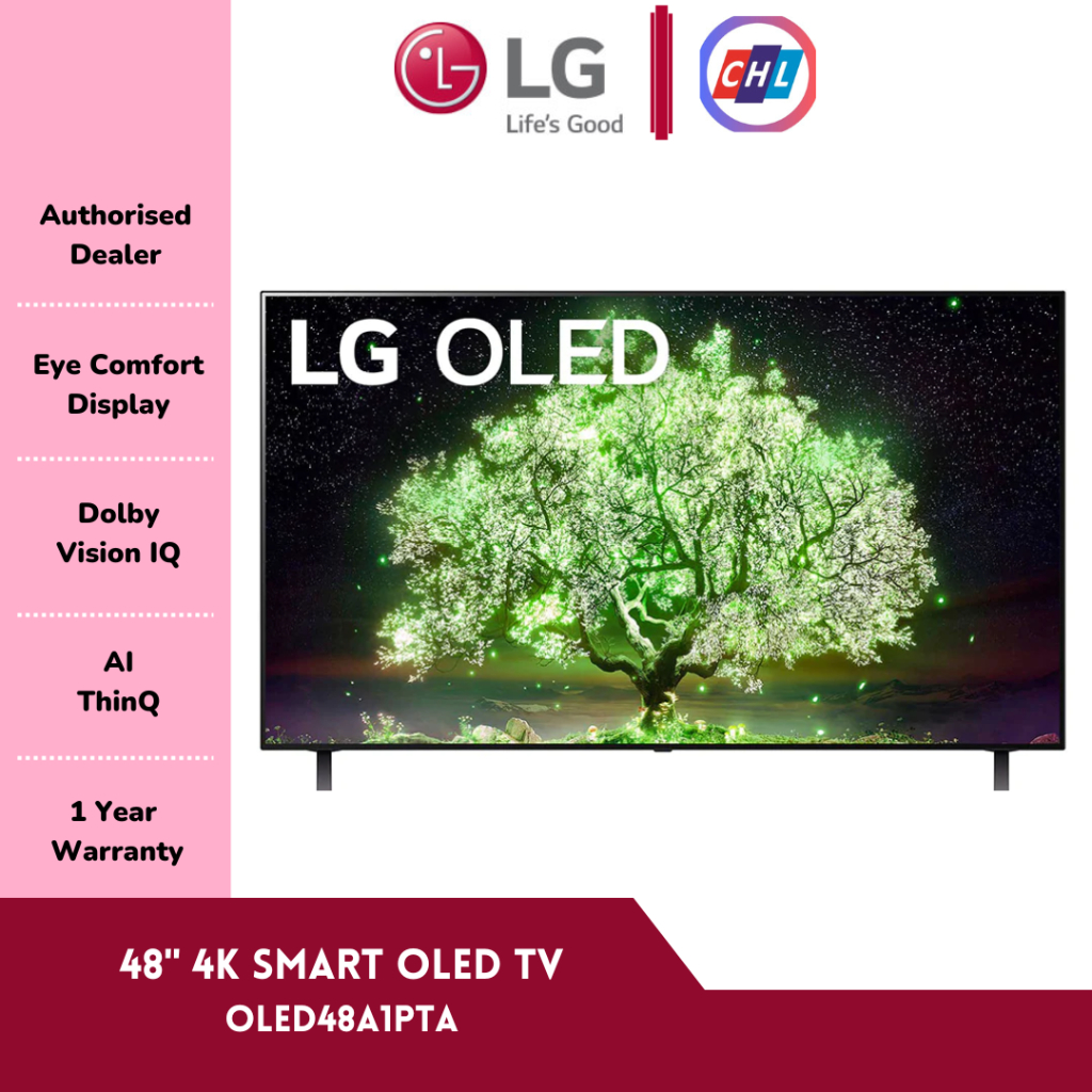 LG ( Send By Lorry + Ready Stock ) 48'' 4K SMART OLED TV WITH AI THINQ ...