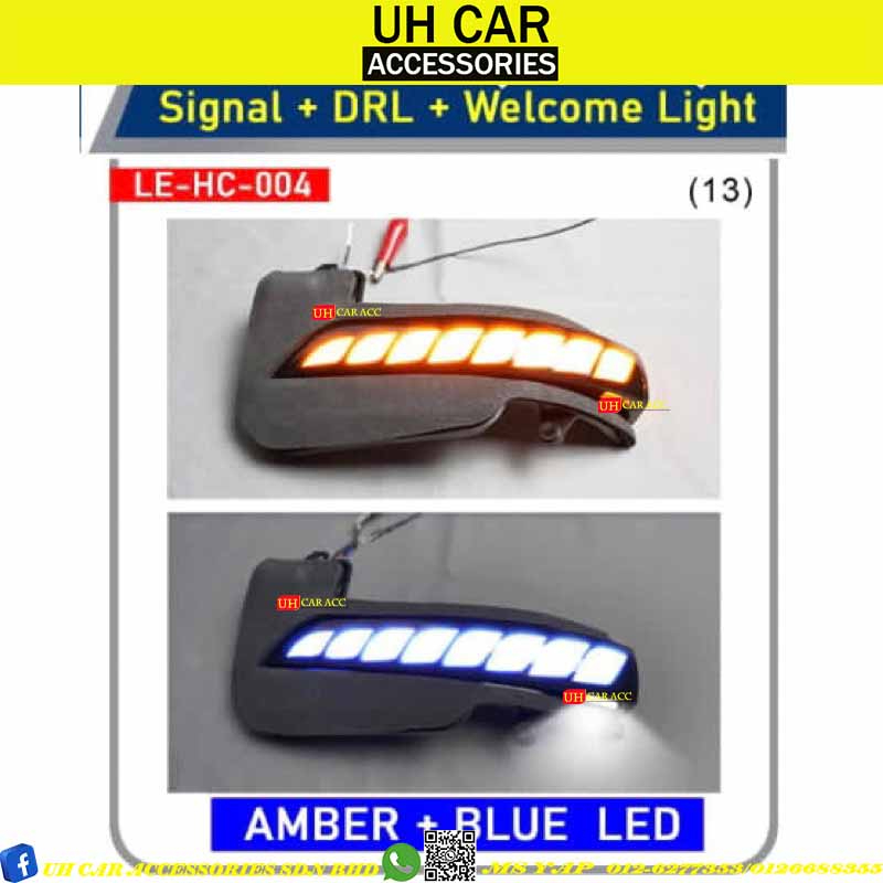 TOYOTA HILUX REVO ROCCO ROGUE FORTUNER CROSS INNOVA LED SIDE MIRROR ...