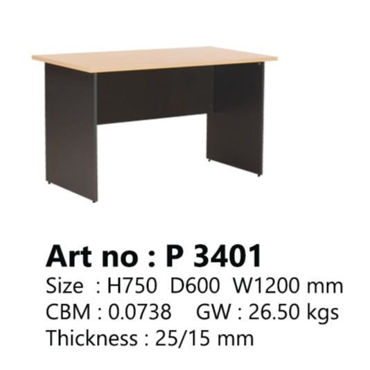 JH 4FT Office Table Office Table Writing Table Computer Desk Maple ...
