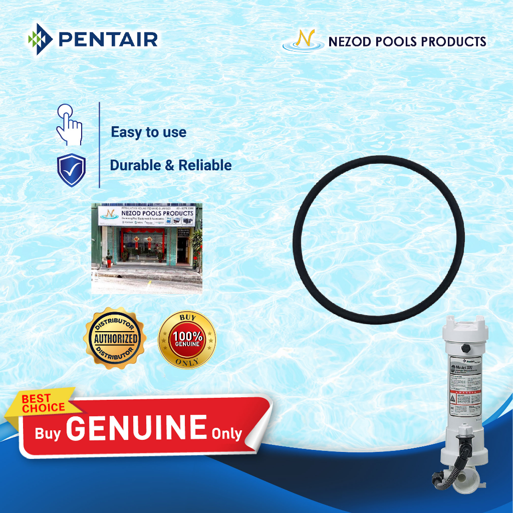 LOCAL O RING FOR PENTAIR IN-LINE CHLORINATOR #320 - SWIMMING POOL SANITISATION / NEZOD POOLS ...