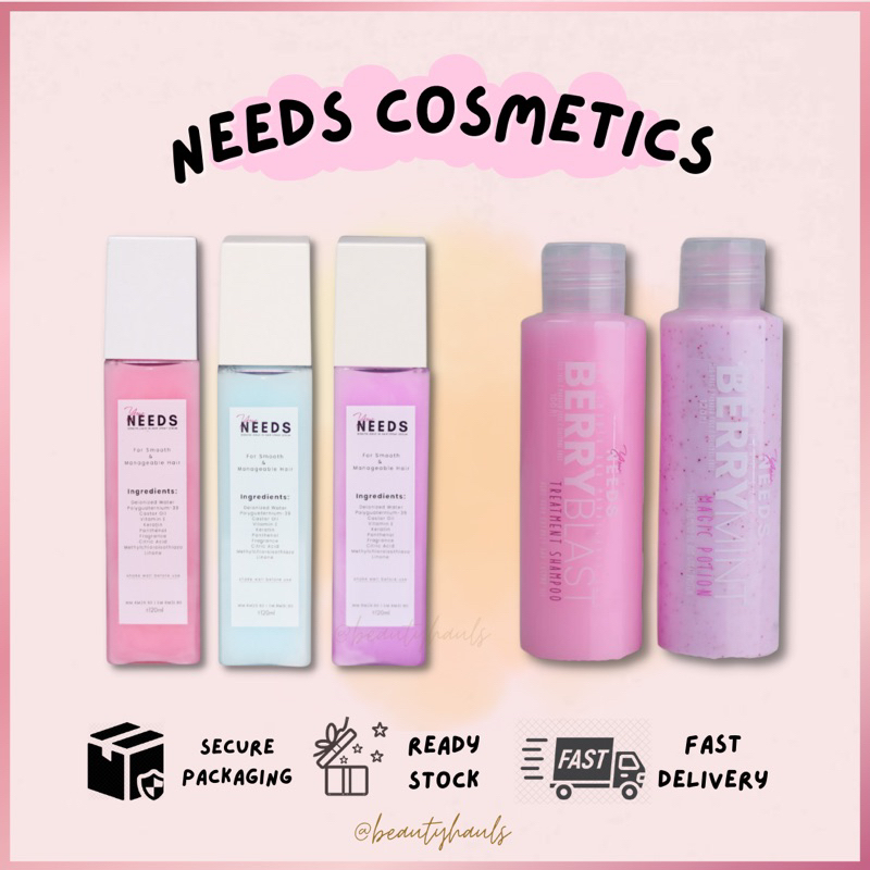 [READYSTOCK] NEEDS KERATIN HAIR SERUM / BERRY BLOOM PEPTIDE TONIC ...