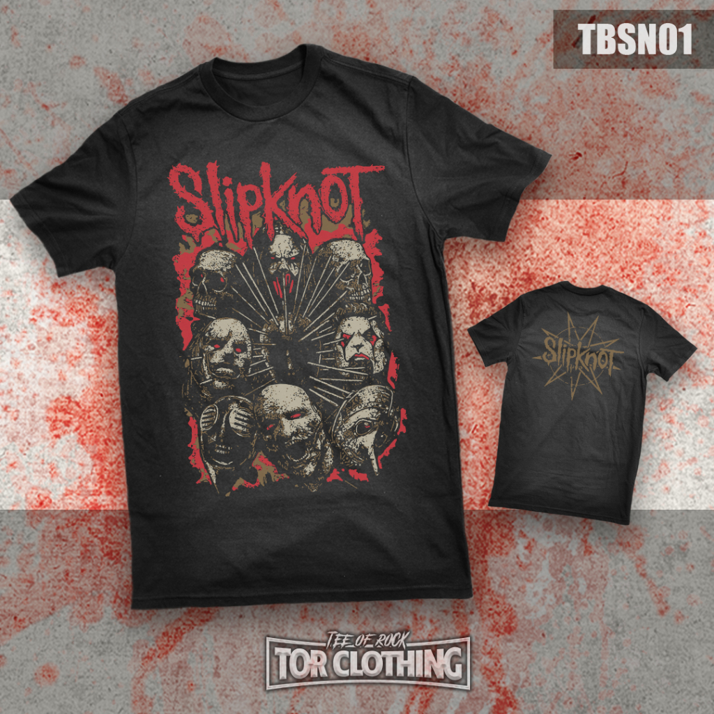 T-shirt Slipknot - Band - Rock - Metal - Ready Stock (TBSN01) Tor ...
