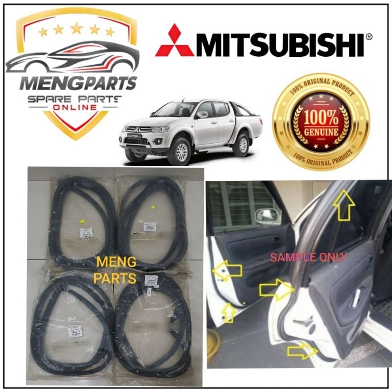 ORIGINAL MITSUBISHI TRITON KB4T 2005Y-2014Y DOOR RUBBER *IN DOOR ...