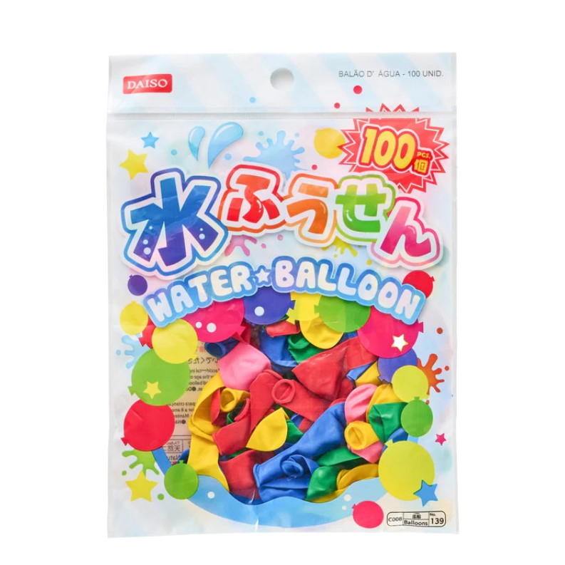 Daiso Balloon Small Size Water Balloon Party 100 water balloons ...