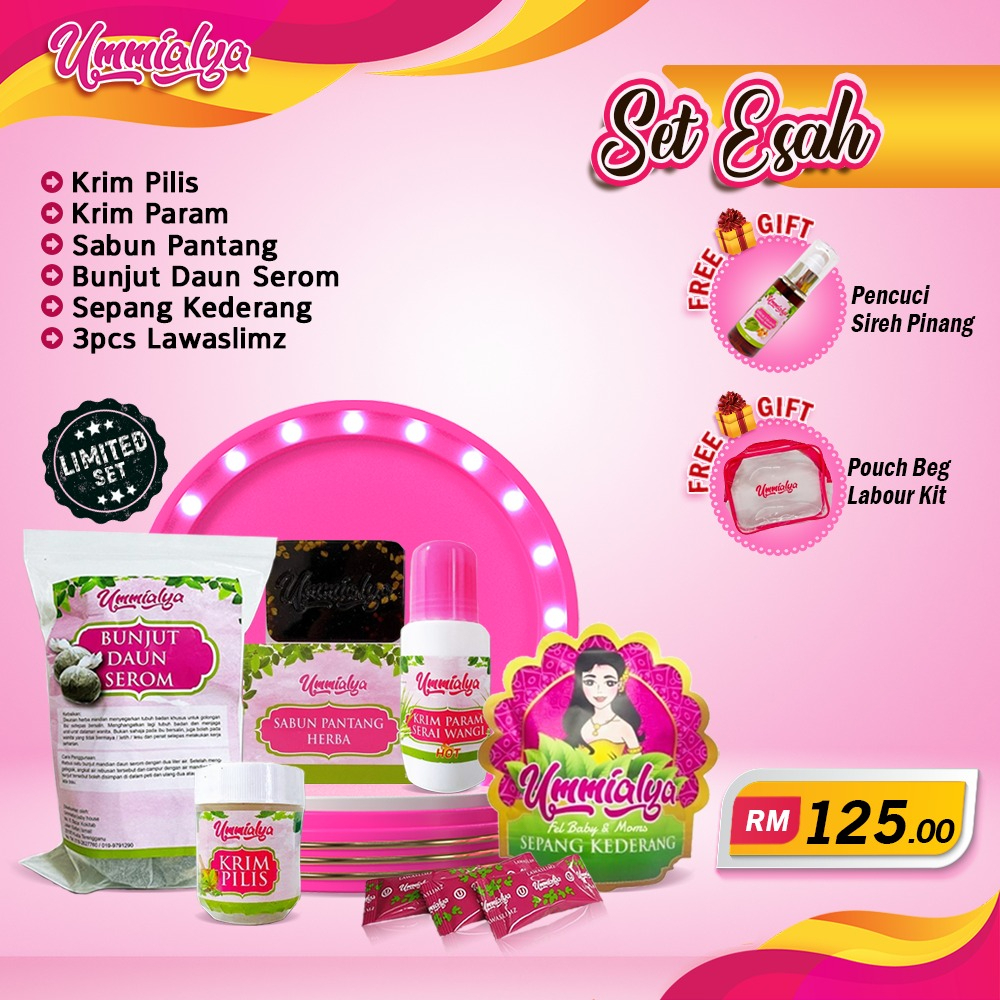Ummialya Set Pantang Bersalin Set Maternity Ibu Bersalin Set Tangas ...
