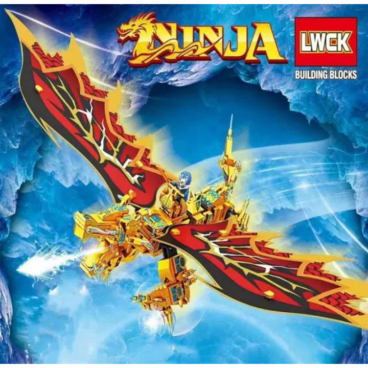 LWCK NINJA : GOLDEN NINJA WARIOR BUILDING BLOCKS (60064) | Shopee Malaysia