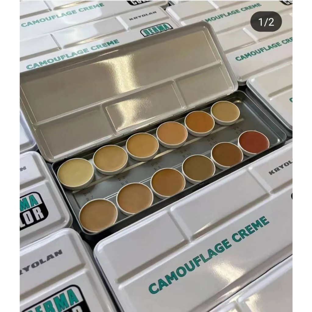 Kryolan Camouflage Creme Derma colour | Shopee Malaysia