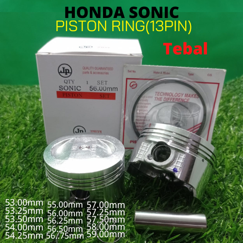 【JP PISTON】JP SONIC 🔥Hot Selling!!🔥 Sonic Tebal Piston Sonic (EX5/Dream ...
