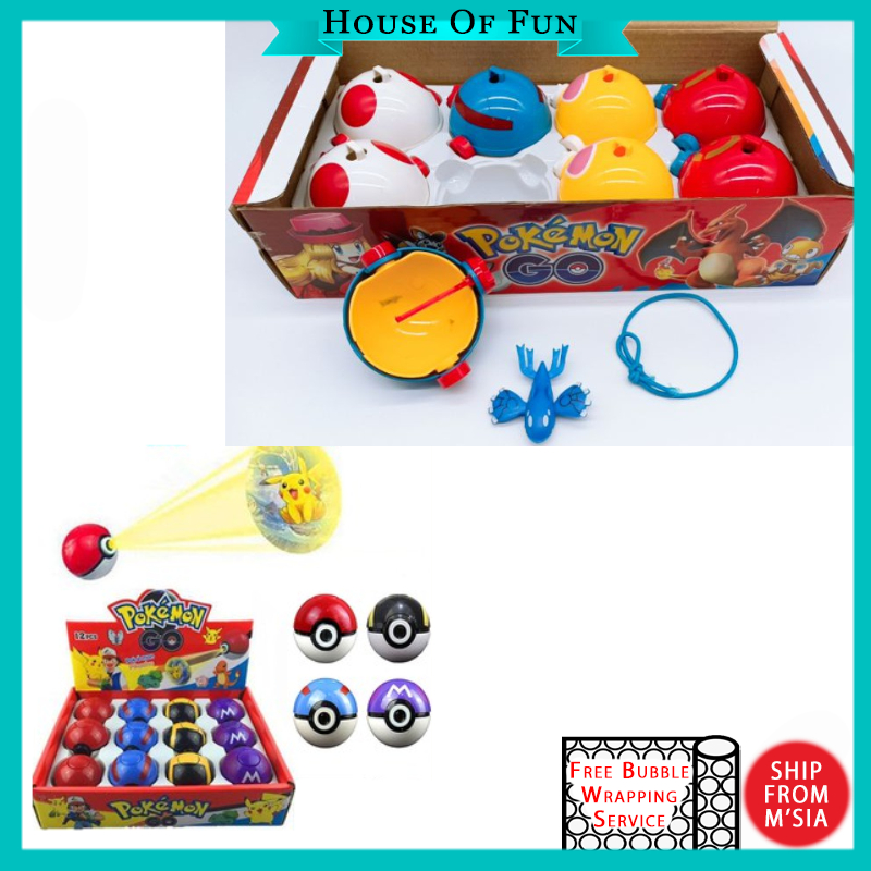 Pokemon Go Ball Key Chain Collection Toys Pokemon GO Action Figures Toy ...
