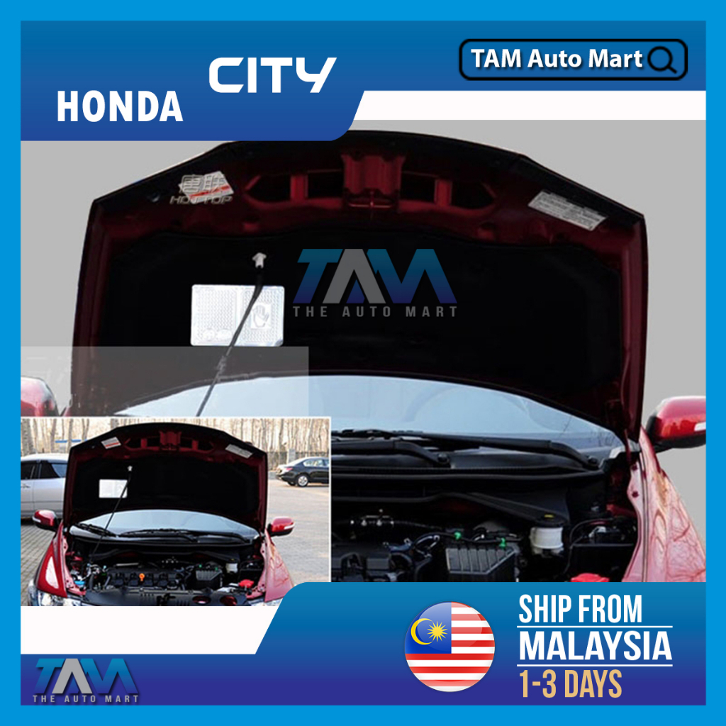 Honda City GM2 GM3 Front Bonnet Engine Cover Sound Proof Cover Hood ...