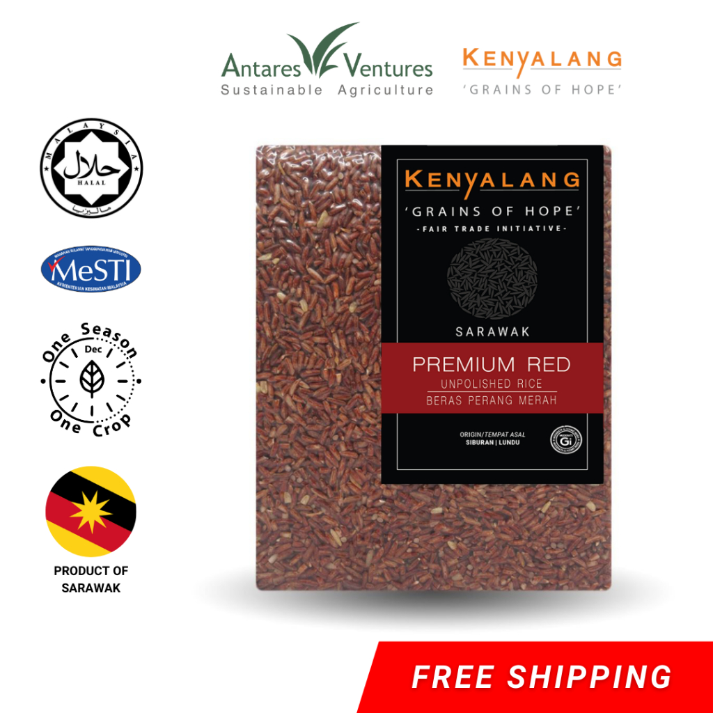 Kenyalang Sarawak Premium Red Rice 1kg | Shopee Malaysia