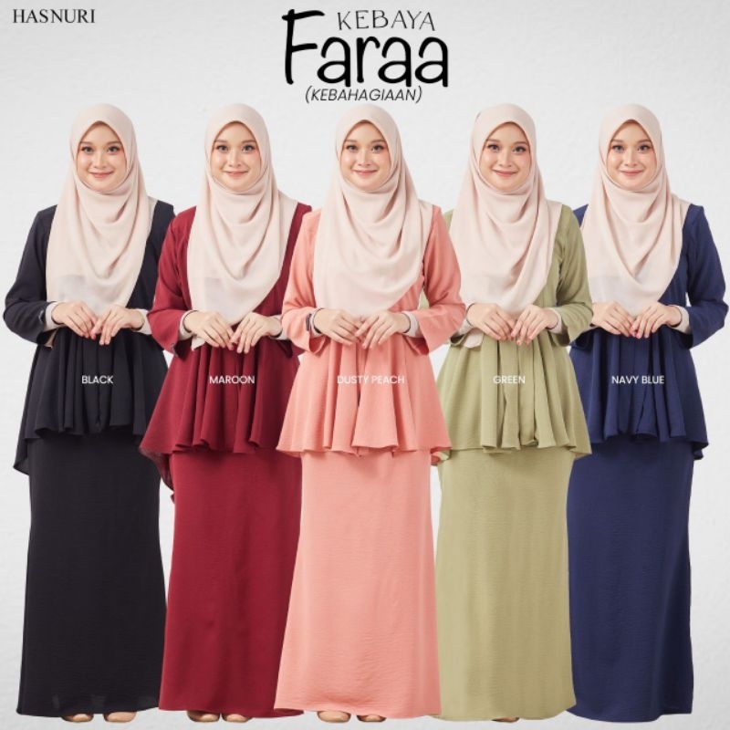 🌹KEBAYA FARAA🌹 Collection By Hasnuri 🌹 | Shopee Malaysia