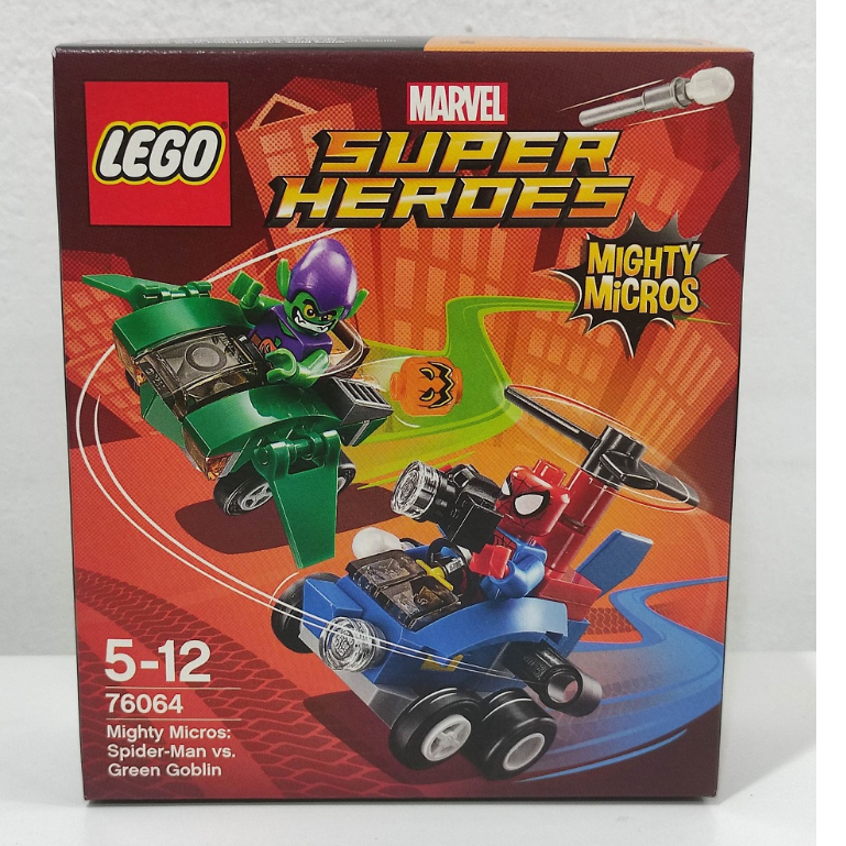 Lego 76064 Marvel Super Heroes Mighty Micros Spider-Man vs Green Goblin ...
