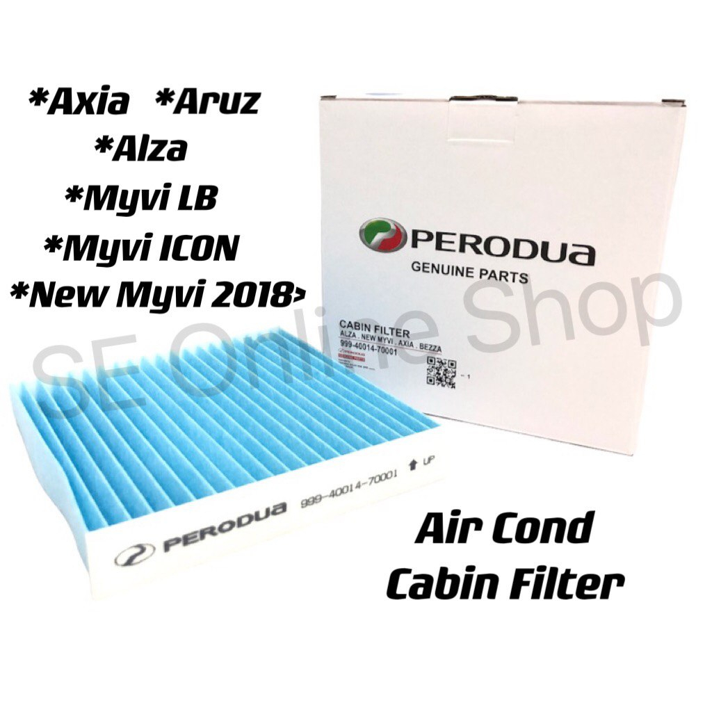 PERODUA Axia Aircond Filter Bezza,Aruz,Myvi Lagi Best,Myvi Icon,Myvi ...