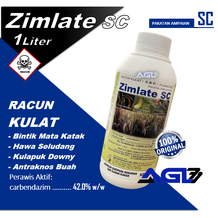 Zimlate SC 1L / Racun Kulat / Hawar Seludang / Penyakit Buah Hitam ...