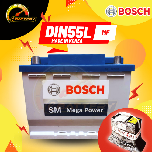 BOSCH MF DIN55R DIN55 DIN62 BATERI KERETA | HYUNDAI Accent, Matrix ...
